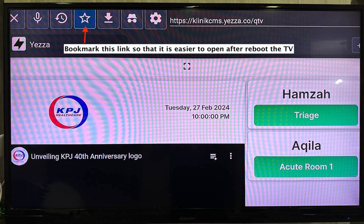 Setting Up Queue TV for the First Time – Yezza Help Center