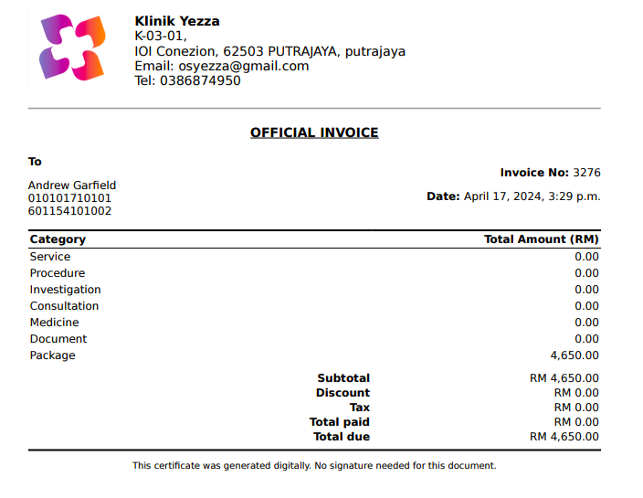 7. Add Template Documents – Yezza Help Center