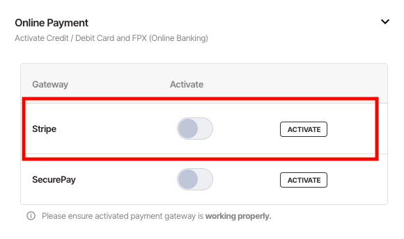 Stripe - Cara Setup – Yezza Help Center